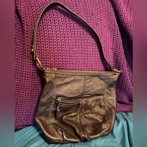 The Sak | Bags | The Sak Shoulder Bag In Brown Pebble Leather | Poshmark